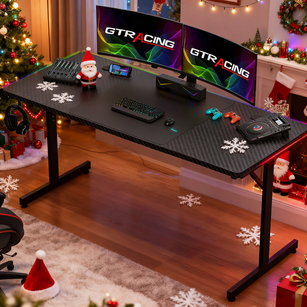 T-Shaped RGB Gaming Desk GTP200